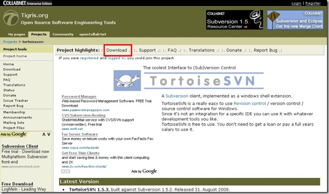 技客: tortoisesvn svn client 下載與安裝教學